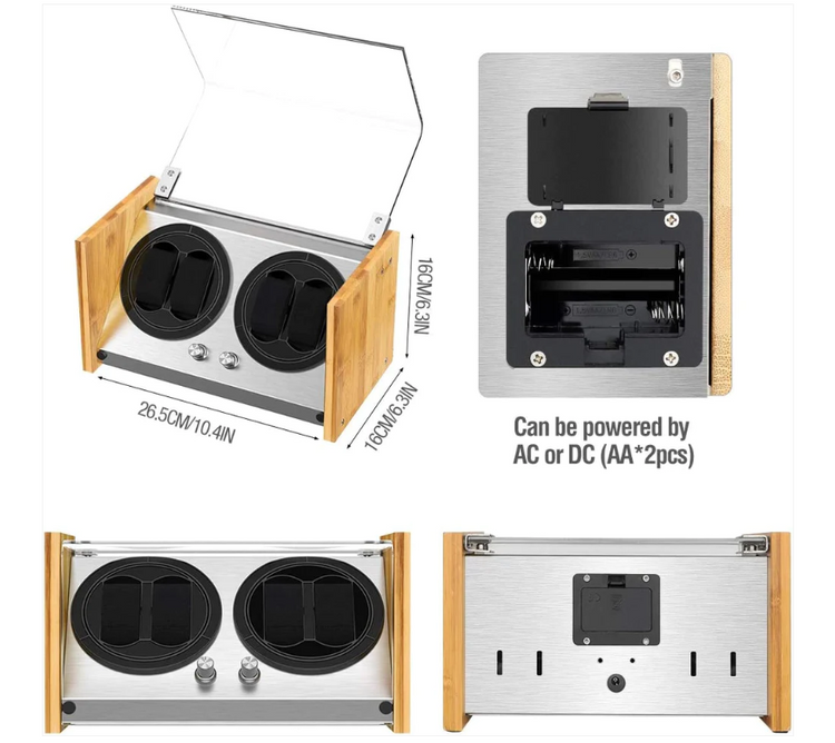 Automatic Watch Winder Box, Rolex Winder, and Bamboo Watch Winder ...