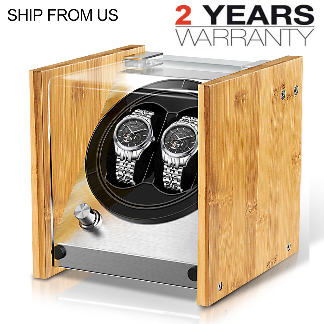 Shop Bamboo Watch Winder for Automatic Watches | Watch Winder Smith ...